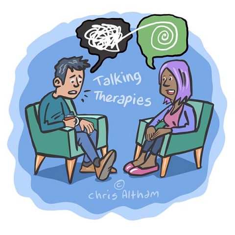 Talking Therapies Cartoon - Cartoon Workshops for Schools