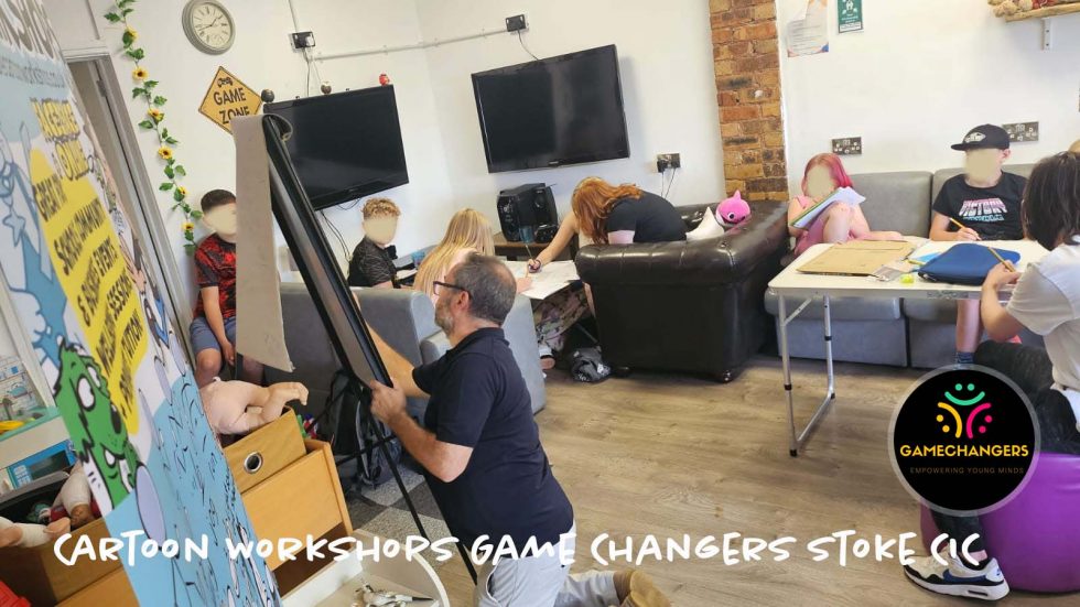 Cartoon Workshops for Schools KS1 KS2 KS3 & Community Events